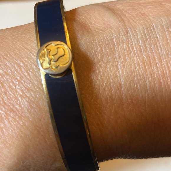 Spartina 449 | Jewelry | Spartina 449 Cobalt Blue Gold Metal Bangle ...